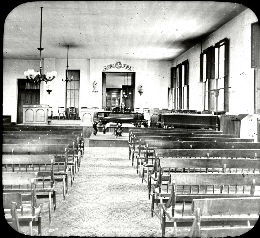 Peabody Hall Parlor with Green Stoolf | Walter Havighurst Special ...