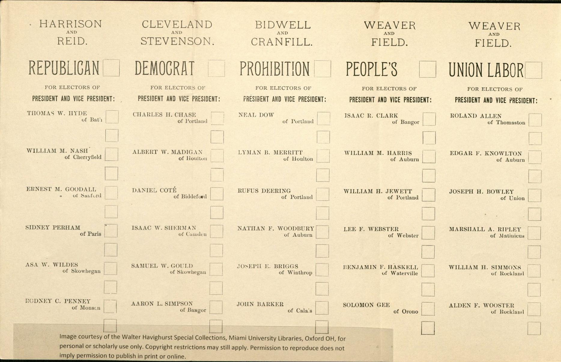 US Presidential Materials: Quick Look | Walter Havighurst Special ...